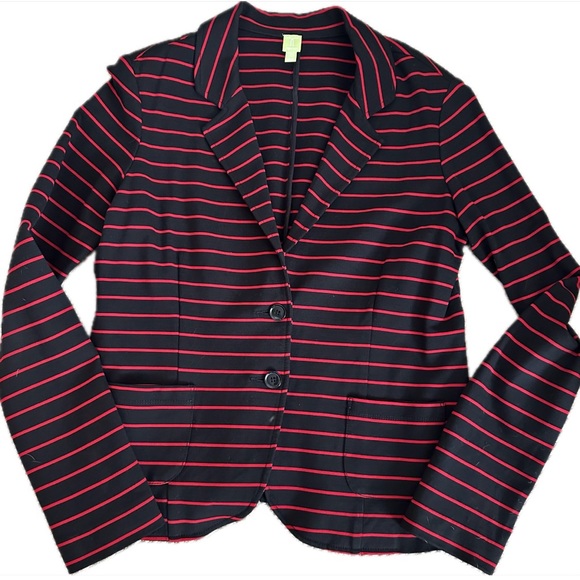Tristan | Jackets & Coats | Tristan Nautical Stripe Stretchy Blazer Xl ...